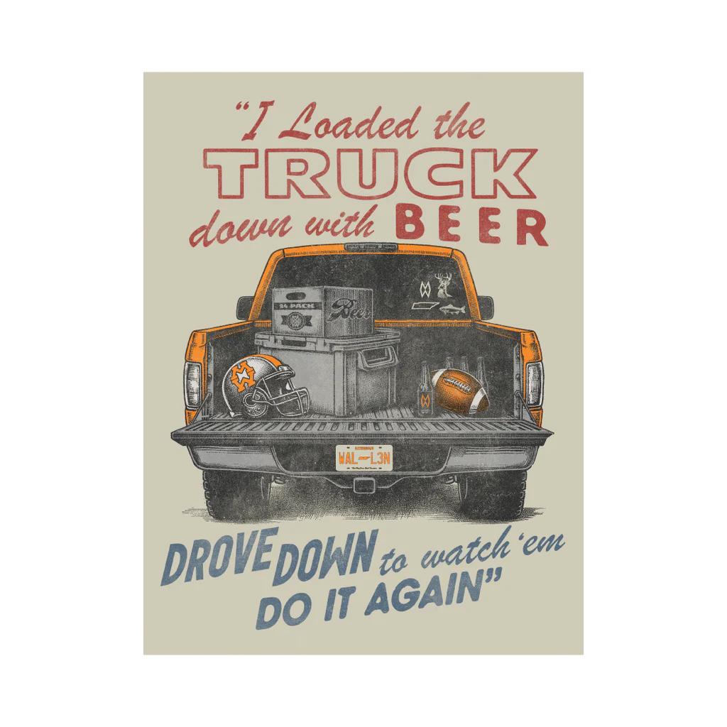 I Loaded The Truck Down Lithograph - Morgan Wallen