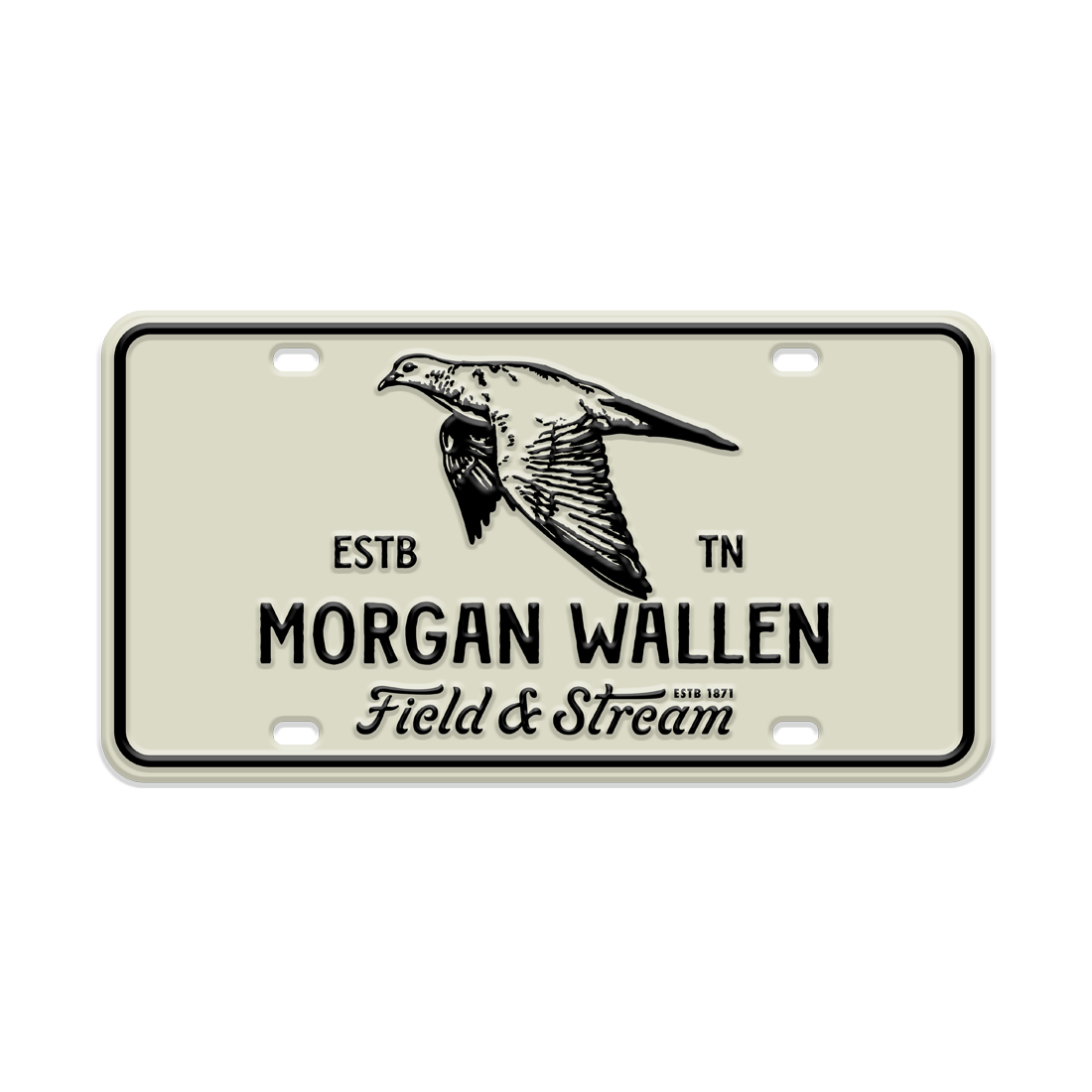 Morgan Wallen x Field & Stream License Plate - Morgan Wallen