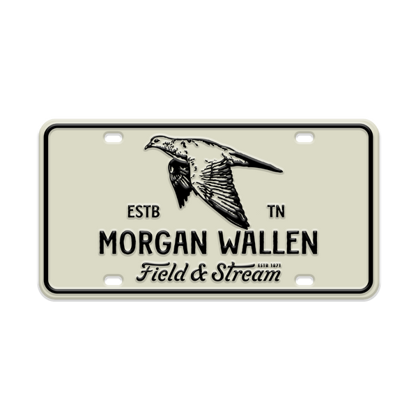 Morgan Wallen x Field & Stream License Plate - Morgan Wallen