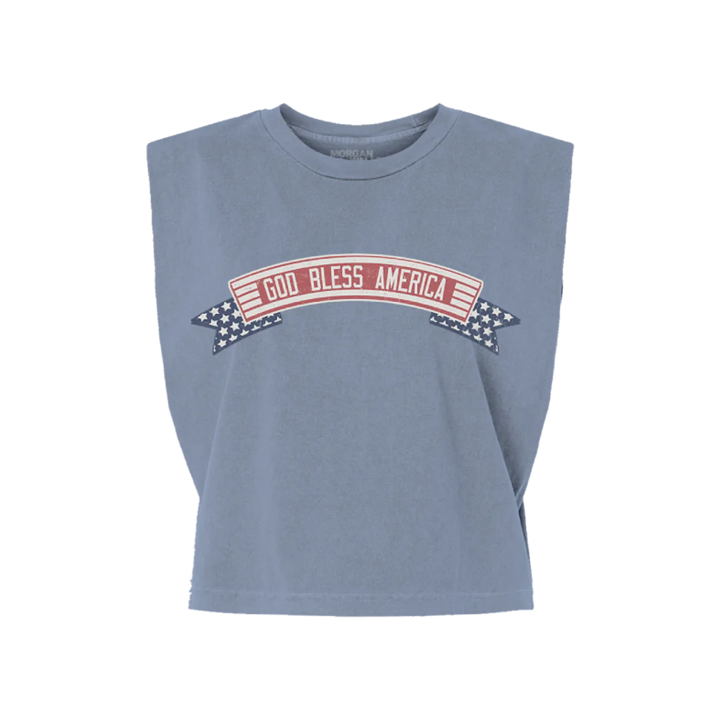 God Bless America Muscle Tank - Morgan Wallen